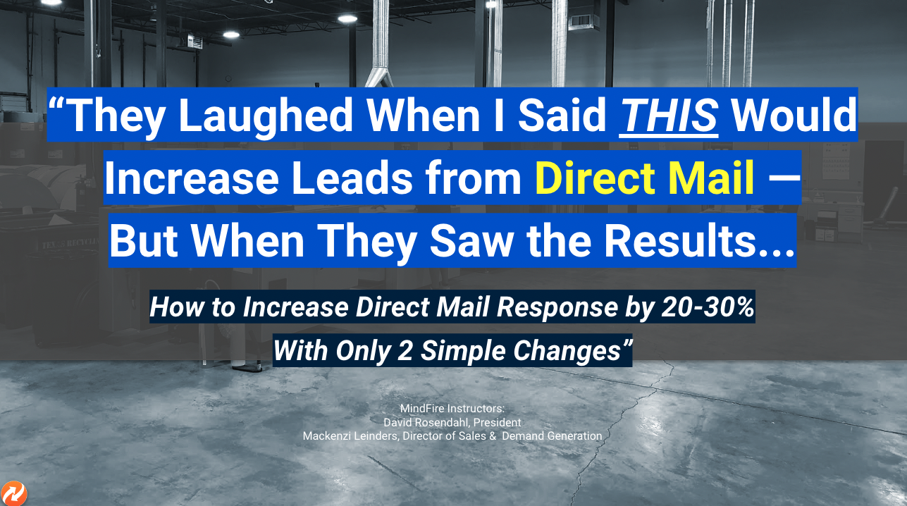 How to Increase Direct Mail Response by 20-30% With Only 2 Simple ...